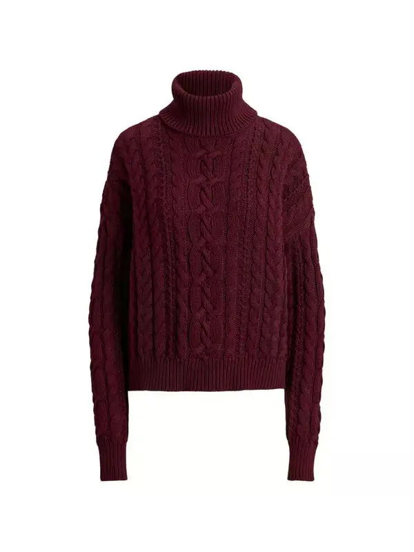 Ralph Lauren Cable-knit Long-sleeve Sweater