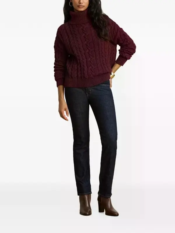 Ralph Lauren Cable-knit Long-sleeve Sweater