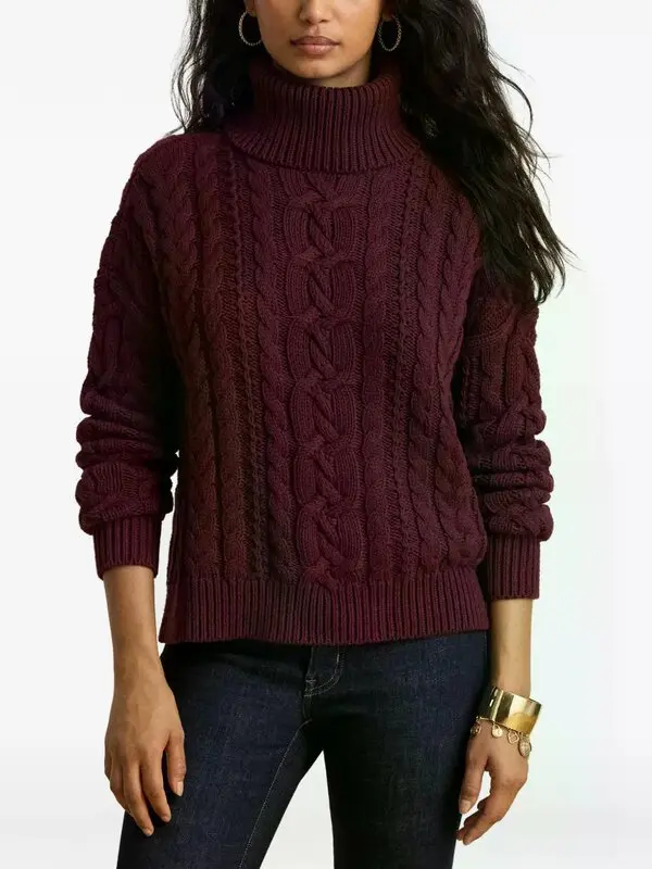 Ralph Lauren Cable-knit Long-sleeve Sweater
