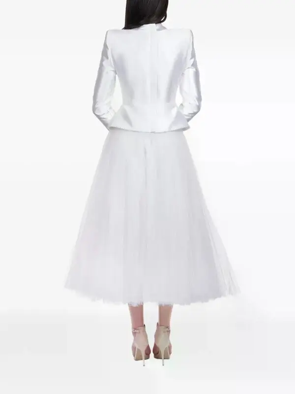 ARAFTU Peplum Tulle Dress