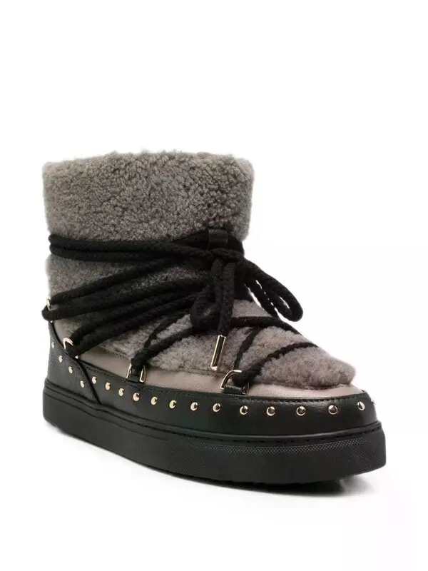Inuikii Curly Rock Boots With Stud Detailing