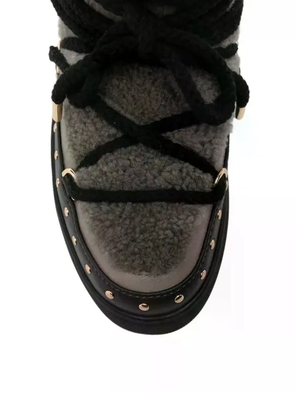Inuikii Curly Rock Boots With Stud Detailing