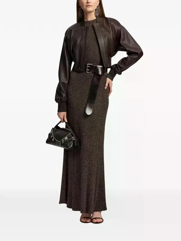 Ralph Lauren Windi Rib-knit Maxi Dress - Brown