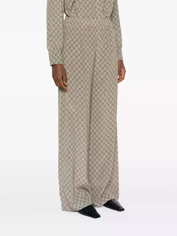 Gucci Gg Supreme Monogram Trousers