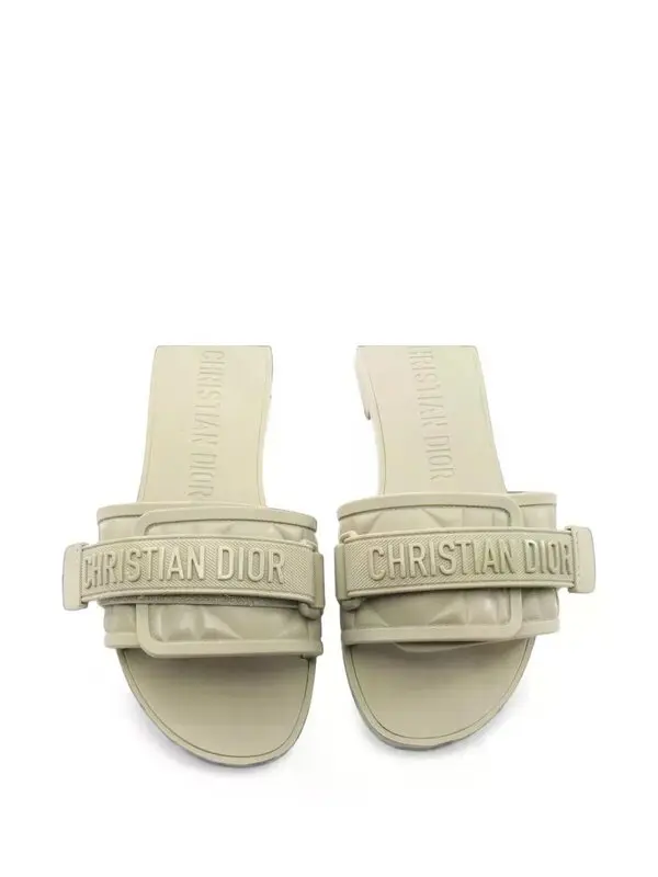 Dior Quilted Flat Sandals