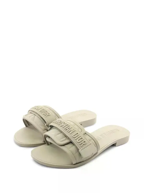 Dior Quilted Flat Sandals
