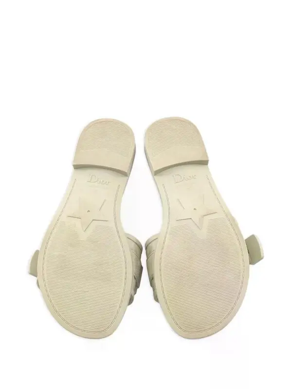 Dior Quilted Flat Sandals