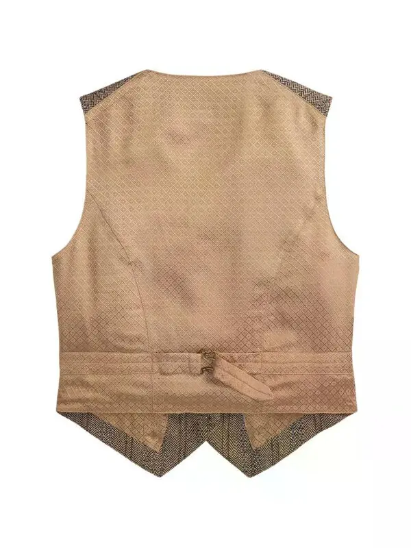 Ralph Lauren Herringbone Button Vest
