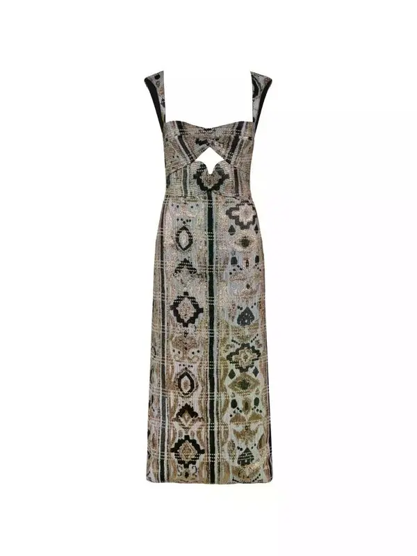 Johanna Ortiz Tropicana Maxi Dress - Neutrals
