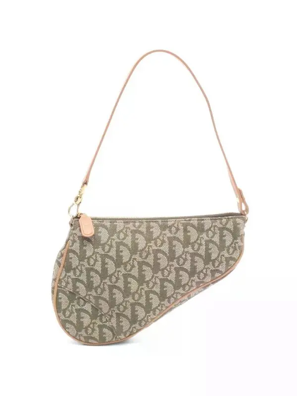 Dior Saddle Trotter Shoulder Bag - Green