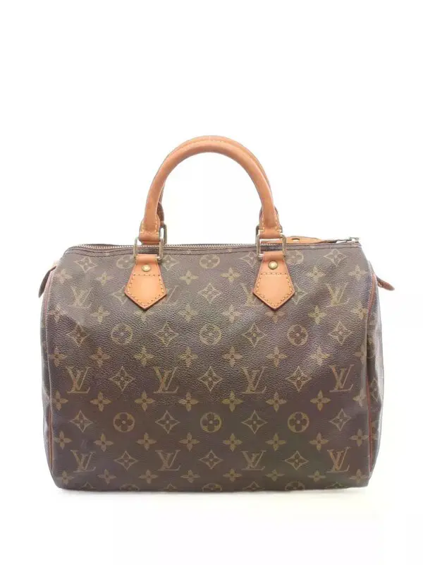 LOUIS VUITTON 2003 30 Speedy Monogram Tote Bag