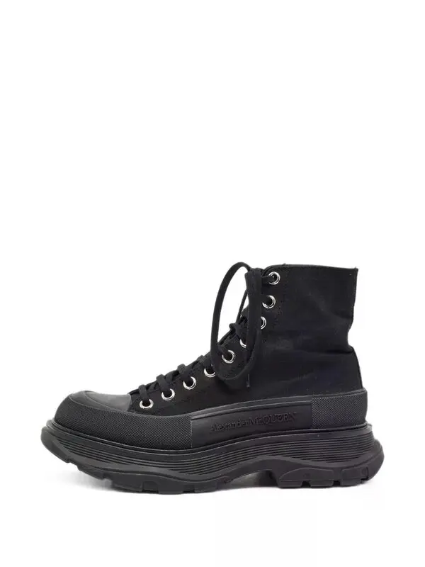 Alexander McQueen Tread Slick Lace-up High Top Sneakers