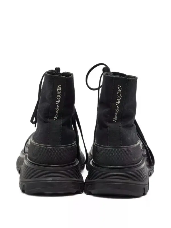 Alexander McQueen Tread Slick Lace-up High Top Sneakers