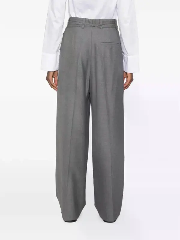 ROSSI Noa Belt Pleated Tie-waist Trousers