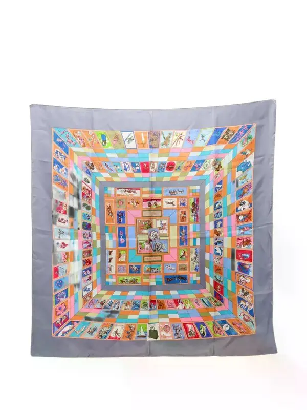 Hermès 2000s Correspondance Scarf