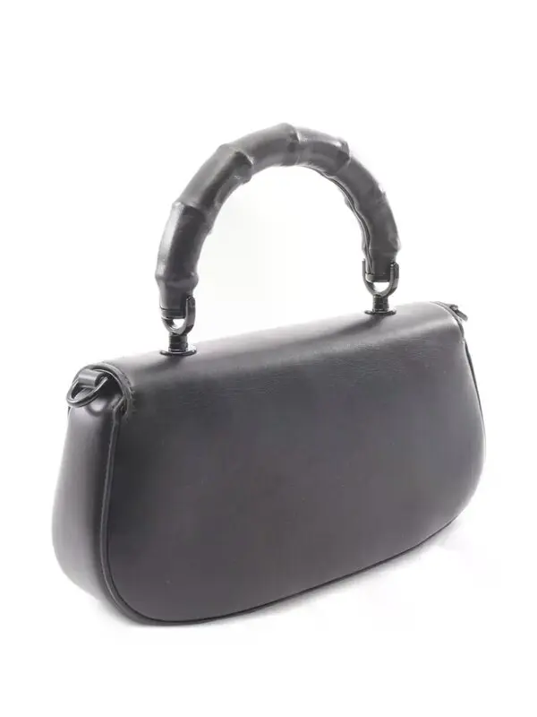 Gucci 2010s Bamboo Diva Handbag - Black
