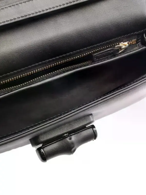 Gucci 2010s Bamboo Diva Handbag - Black