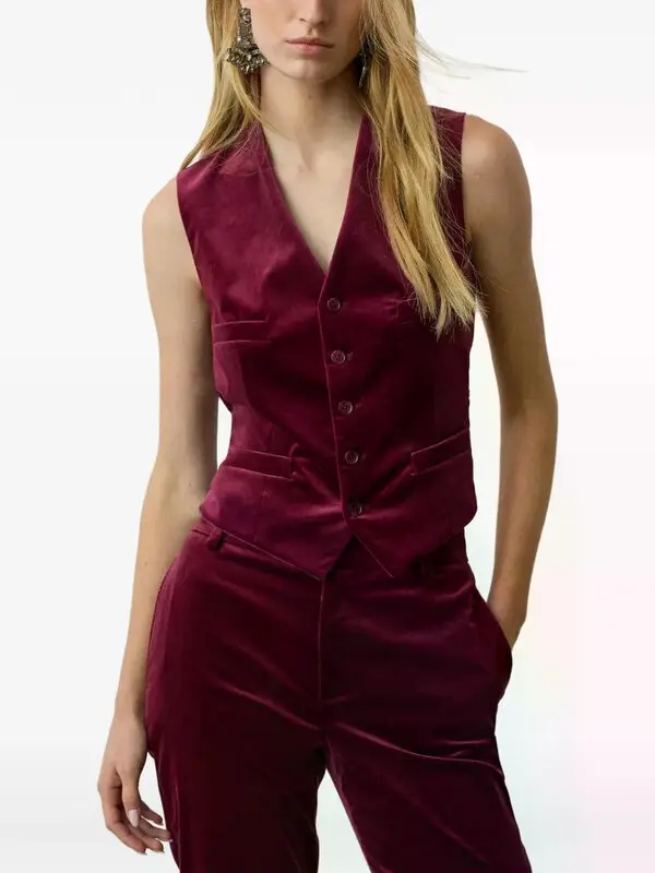 Ralph Lauren Jaiden Velvet Waistcoat