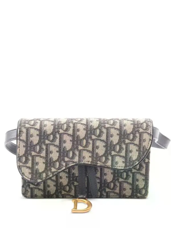 Dior 2000s Saddle Oblique Belt Bag - Neutrals