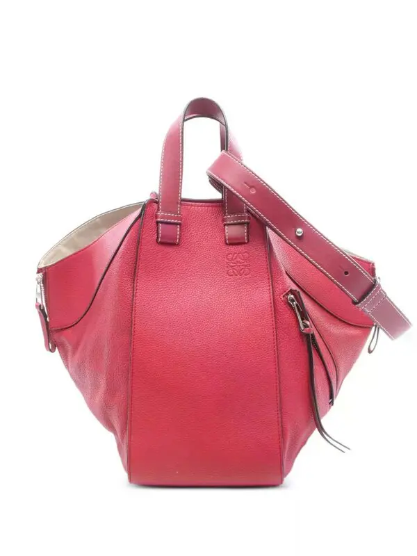 Loewe 2000s Small Hammock Tote Bag - Pink