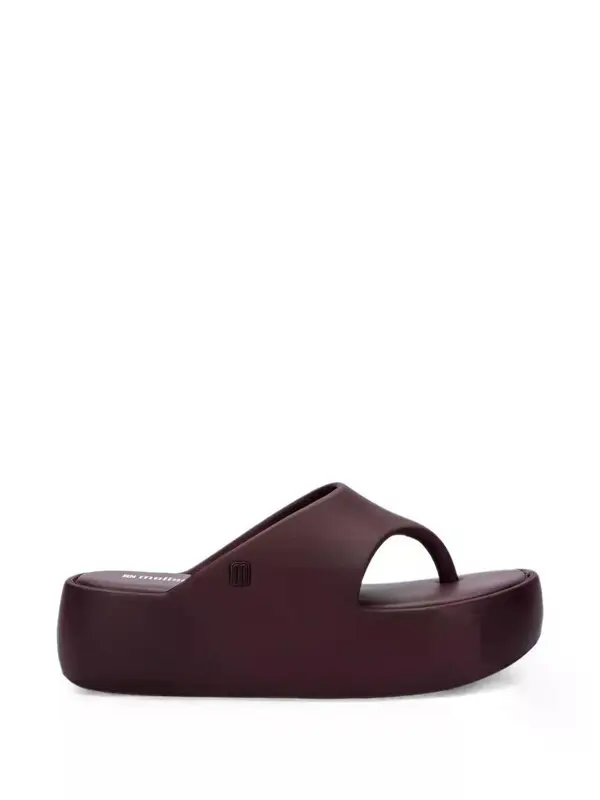 Melissa Free Platform Thong Sandals - Red
