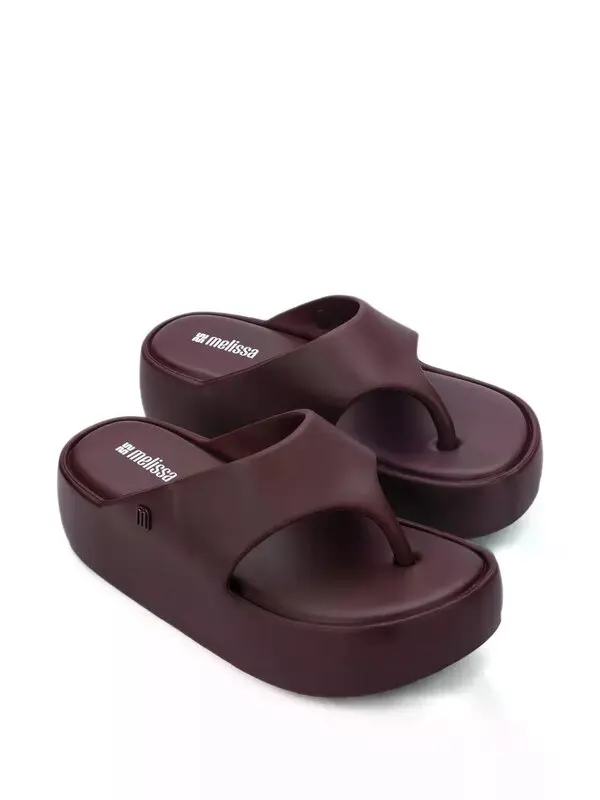 Melissa Free Platform Thong Sandals - Red