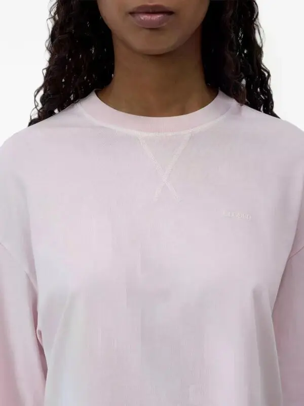 Closed Logo Embroidered Crew-neck T-shirt