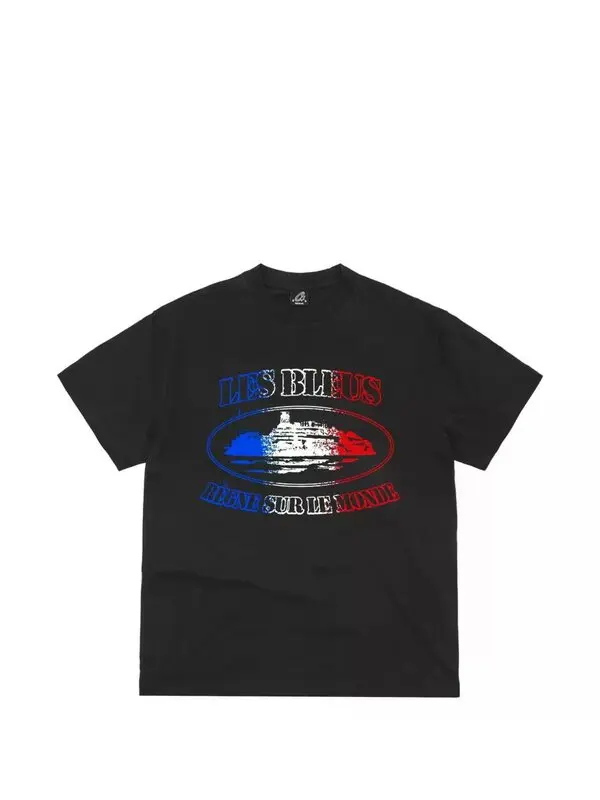 CORTEIZ France Alcatraz Logo-print T-shirt