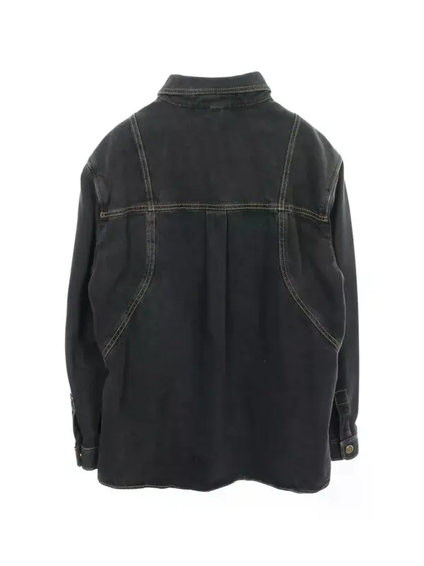 LOUIS VUITTON Logo-embroidered Denim Jacket