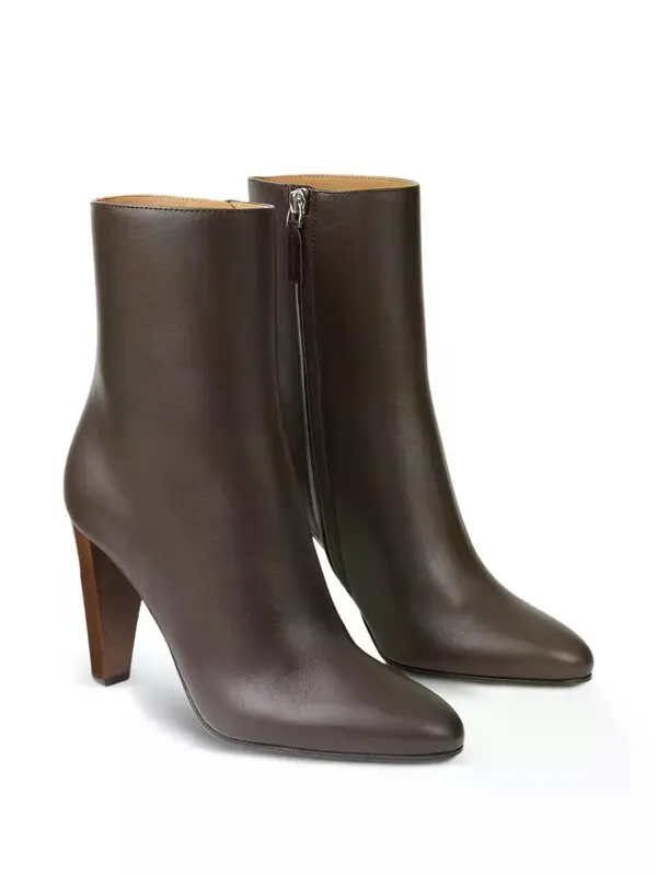 Ralph Lauren Bernice Leather Ankle Boots