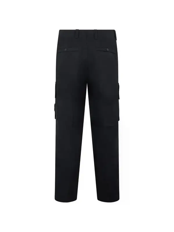 Stone Island All-weather Cotton Canvas Ghost Cargo Trousers