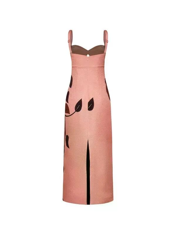 Johanna Ortiz Sweetheart Neck Sleeveless Maxi Dress