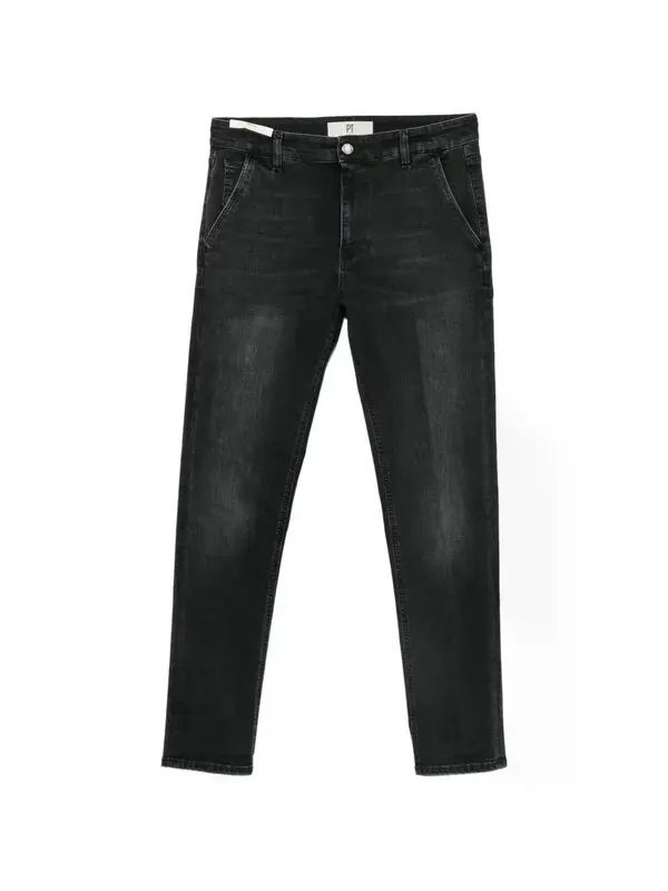 PT TORINO Slim-fit Faded Jeans