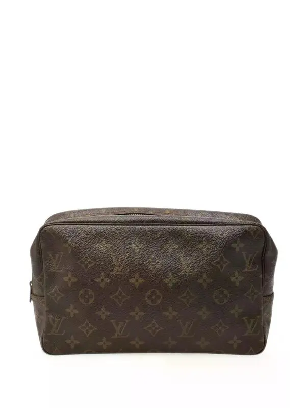 LOUIS VUITTON Monogram Canvas Trousse Toilette 28 Clutch Bag