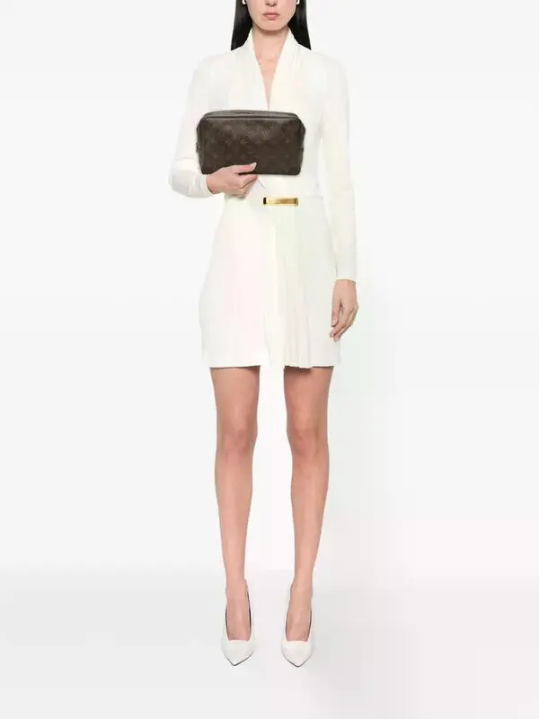 LOUIS VUITTON Monogram Canvas Trousse Toilette 28 Clutch Bag