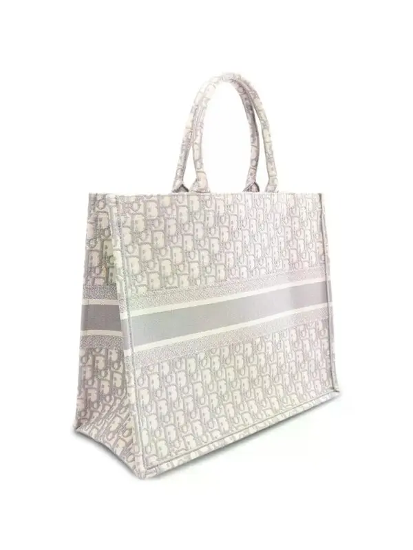 Dior Book Tote Oblique Canvas Tote Bag
