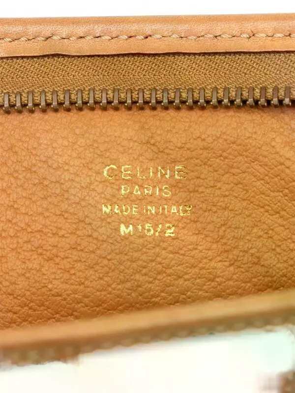 Celine 2015 Macadam Coated Canvas Clutch Bag