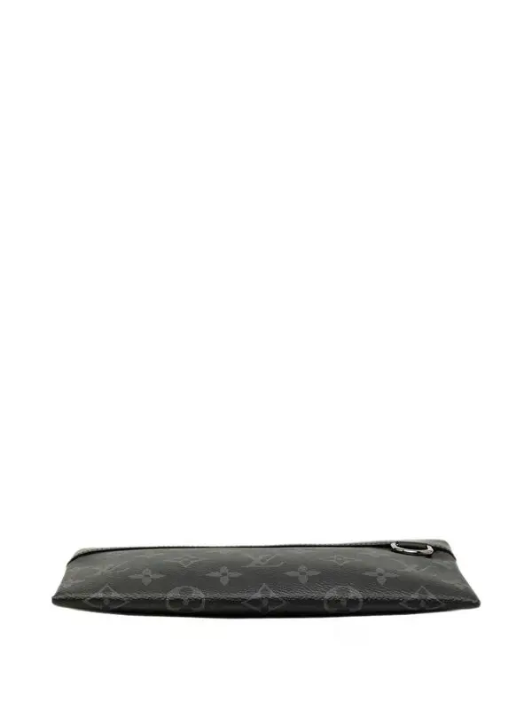 LOUIS VUITTON 2019 Monogram Eclipse Pochette Discovery Pm Clutch Bag