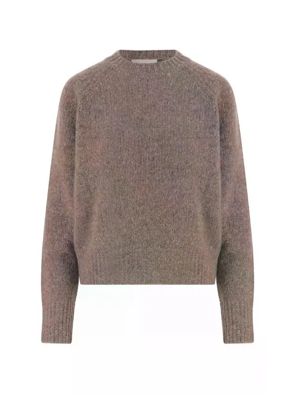 ALLUDE Cashmere Crew Neck Raglan Sleeve Sweater
