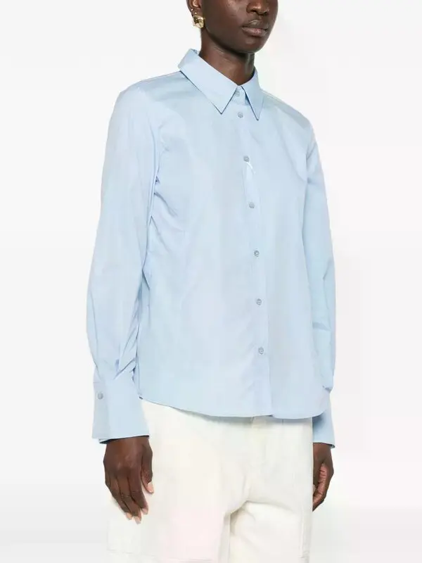I BLUES Button-down Long-sleeve Shirt
