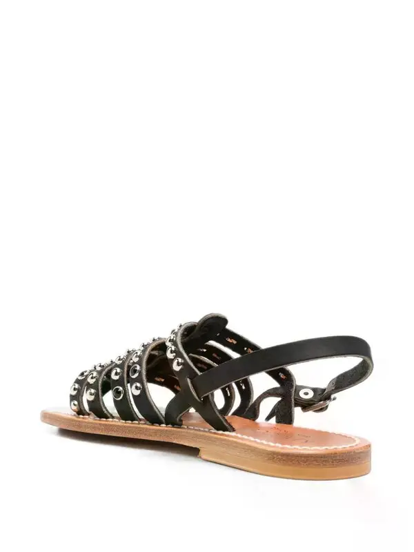 K.JACQUES Studded Cage Sandals