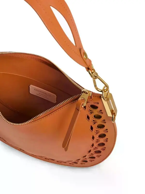 COCCINELLE Medium Sunup Perforated Leather Tote Bag
