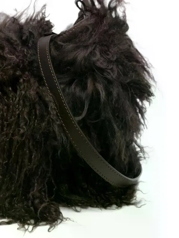LORISTELLA Emma Faux-shearling Shoulder Bag