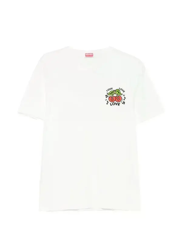 Kenzo Loves Cherry-print Slim-fit T-shirt