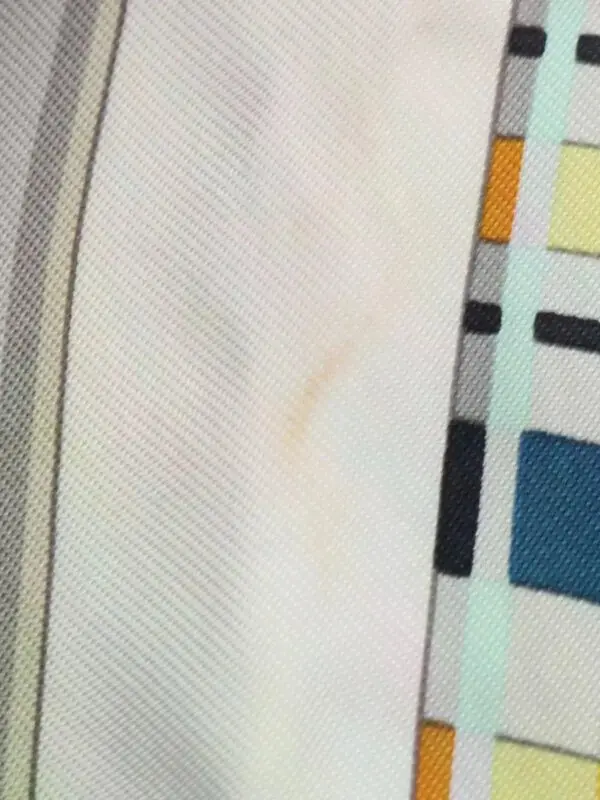Hermès 2010s Les Cannes Scarf - White