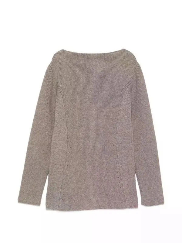 Malo Ribbed Knit V-neck Cardigan