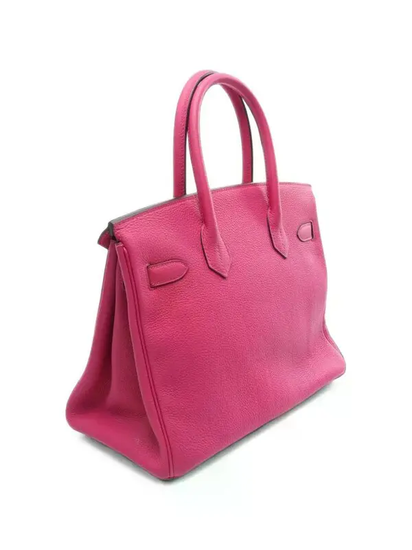 Hermès 2017 Togo Birkin 30 Tote Bag - Pink