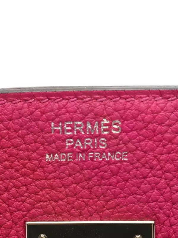 Hermès 2017 Togo Birkin 30 Tote Bag - Pink