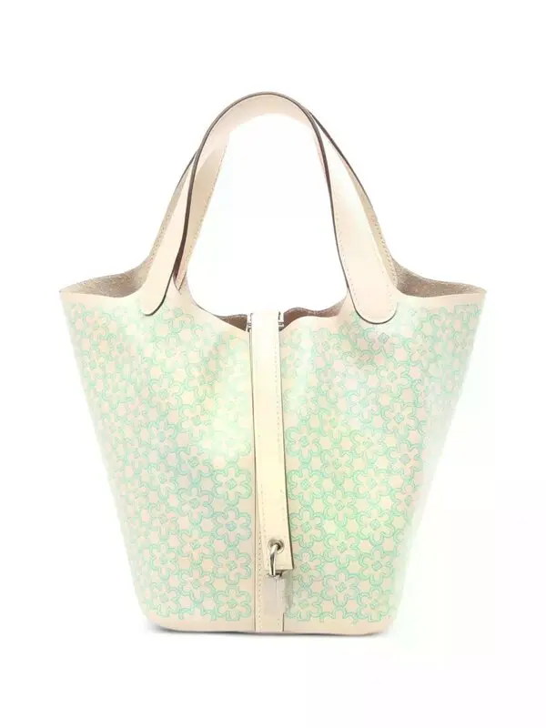 Hermès 2022 Pm Picotin Lock Lucky Daisy Handbag - Neutrals