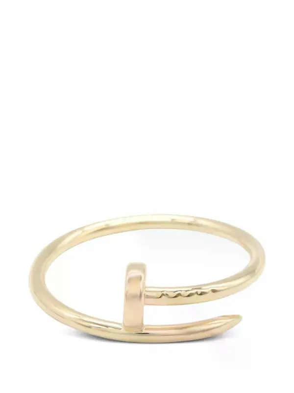Cartier Juste Un Clou 18k Yellow Engraved Logo Ring - Gold